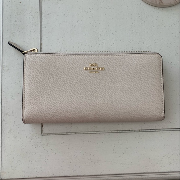 Coach | Bags | Authentic Creamcolored Coach Wallet | Poshmark
